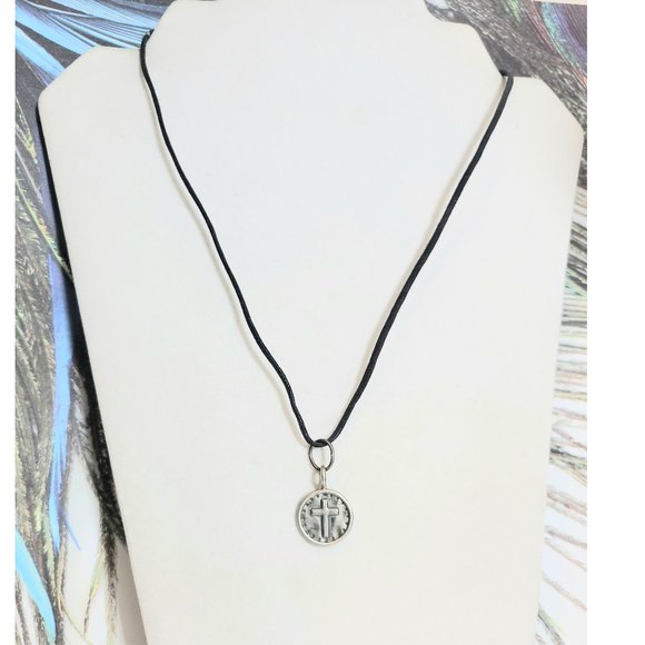 Jewelry | Jesus Y2k God Black Cord 200s Millennium Coin Antique ...
